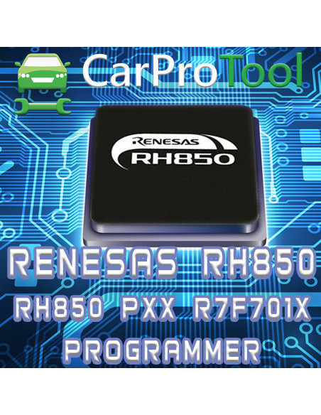 Renesas RH850, RH850Pxx R7F701x Programmer. Activation for CarProTool ...