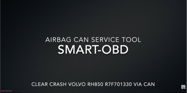 Volvo RH850 R7F701330 clear crash data by OBD - Diagcar.eu